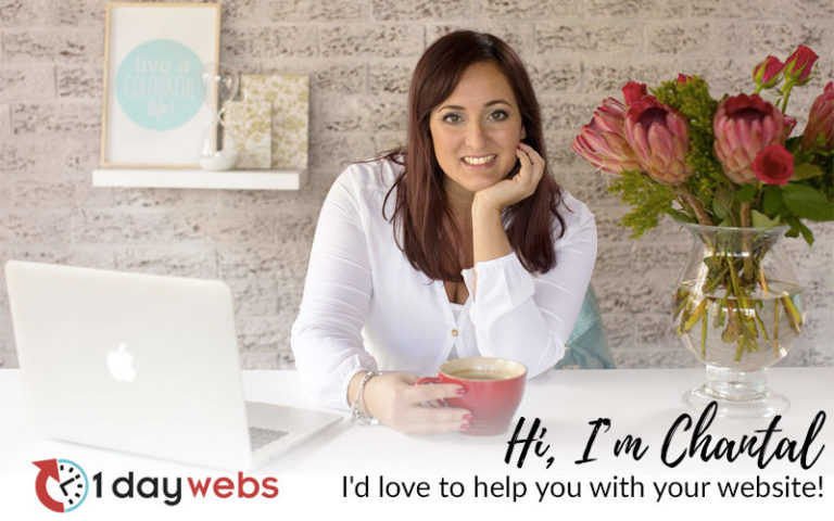 Customer Spotlight - Chantal, Founder of 1DayWebs shares her Story