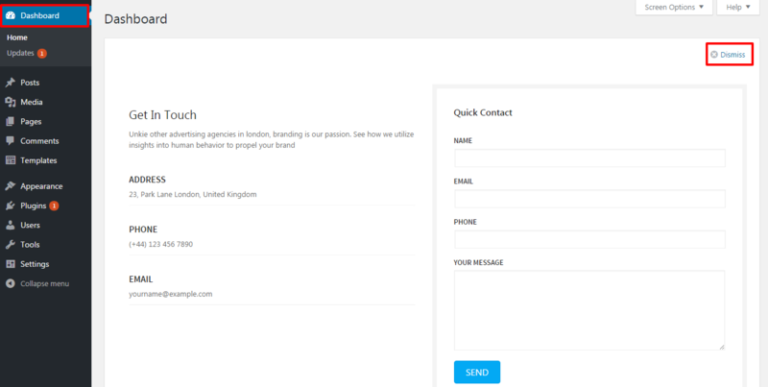 How To Customize Dashboard Welcome WordPress Panel