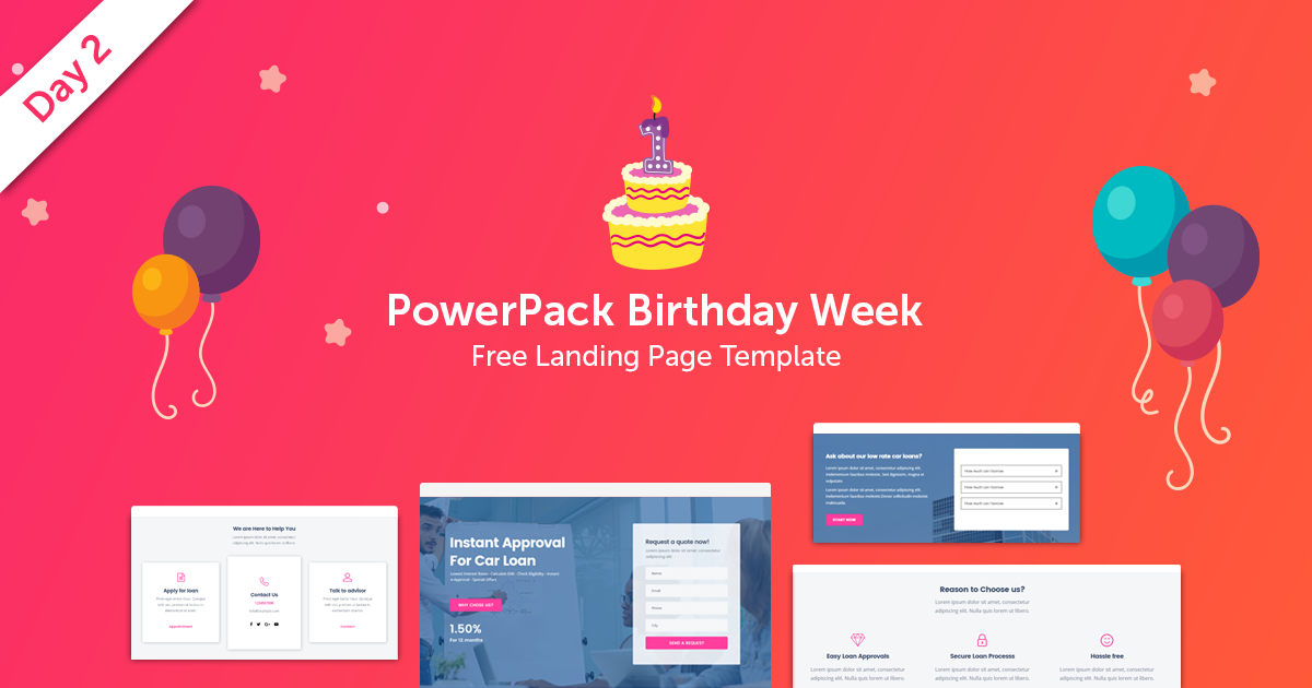 Free Beaver Builder Landing Page Template