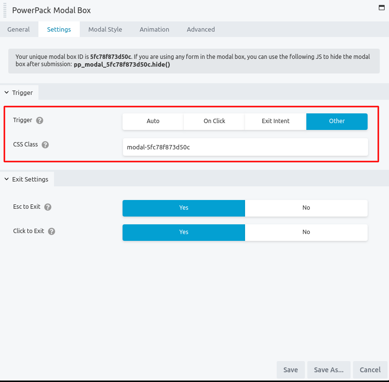 How to trigger Modal Box by URL? - PowerPack Beaver Builder Addon