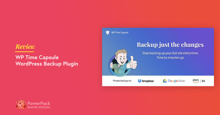WP Time Capsule: WordPress Backup Plugin Review